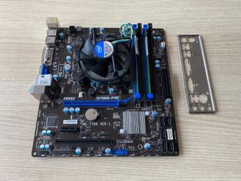 Pirkti MSI B75MA-P45 Intel B75 Motherboard LGA 1155 Socket 8GB DDR3 USB ...