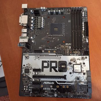 Acheter ASRock AB350 Pro4 AMD B350 ATX DDR4 AM4 2 x PCI-E x16 Slots ...