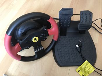 Pirkti Thrustmaster T150 Ferrari wheel, vairas skirtas PS3 PS4 PS5 ir ...