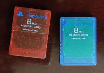 Comprar Pareja de memory cards originales para PS2