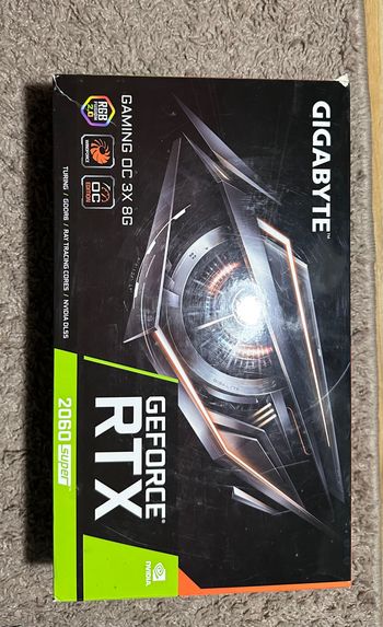 Pirkti Gigabyte GeForce RTX 2060 SUPER 8 GB 1470-1845 Mhz PCIe x16 GPU