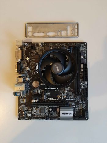 Pirkti ASRock AB350M-HDV AMD B350 Micro ATX DDR4 AM4 1 x PCI-E x16 ...