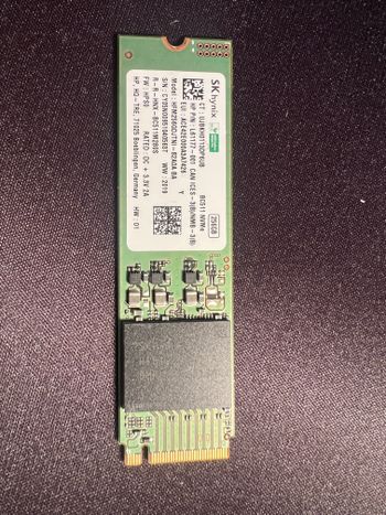 Comprar SK Hynix BC511 NVMe 256GB HFM256GDJTNI 82A0A BA