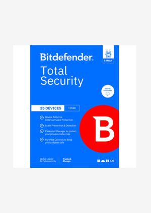 Buy Bitdefender Total Security Family 25 Device 1 Year Key! Cheap price