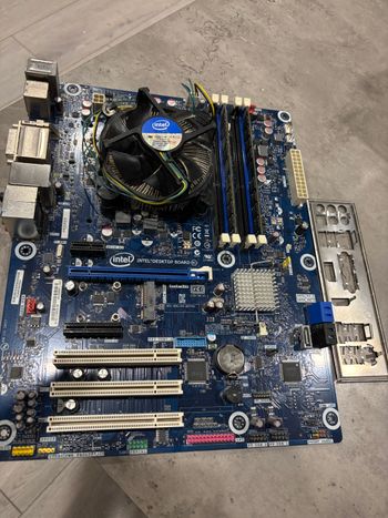 Pirkti intel Desktop Board DH77EB+RAM+cpu