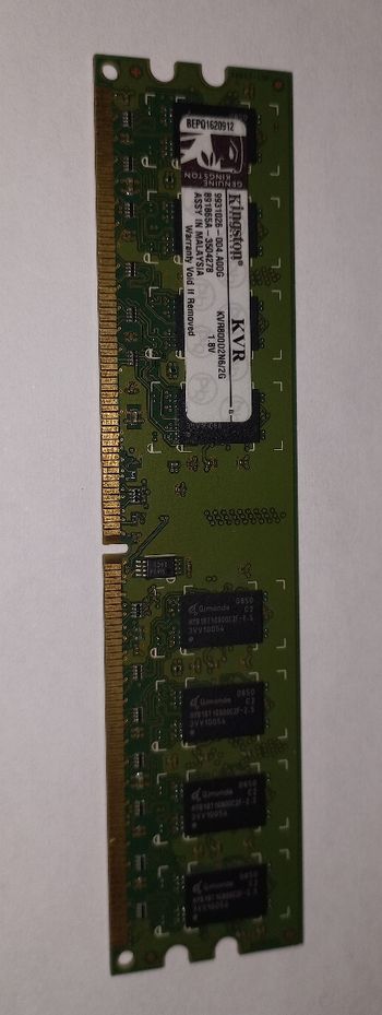 Comprar 1x Memoria Ram Kingston 2Gb Ddr2 a 800Mhz - 6€
