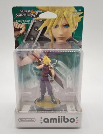 Comprar Figura de Amiibo serie super smash bross Cloud strife No. 57 nuevo