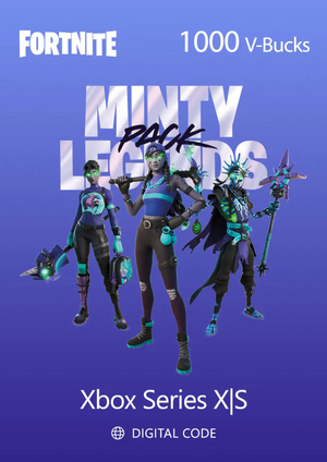 Купить Fortnite Minty Legends Pack + 1000 V-Bucks (Xbox Series X|S ...