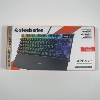 Pirkti SteelSeries Apex 7 TKL Compact Mechanical Gaming Keyboard – OLED Smart Display